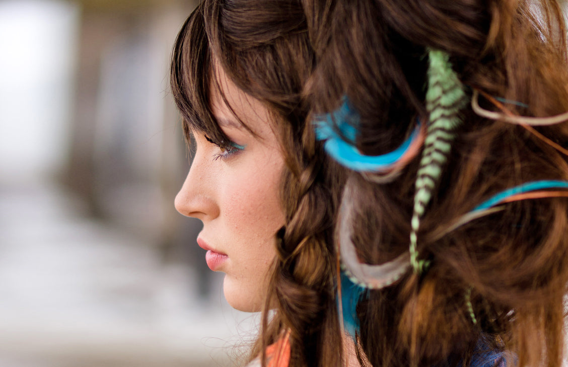 Real Hair Feathers | Salon Quality Feather Extensions & Kits ...