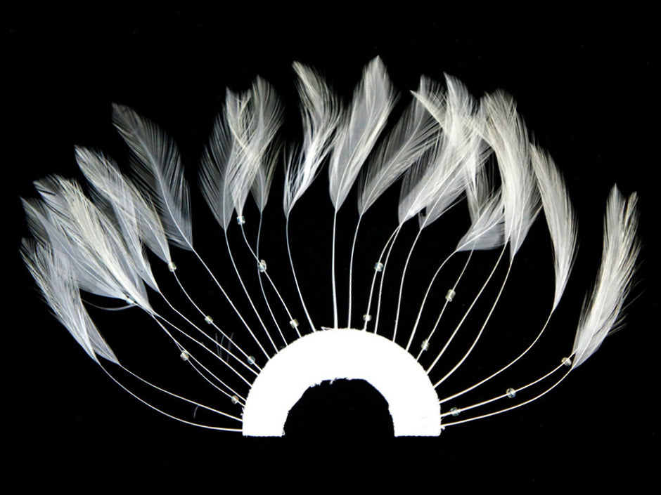 Wholesale Pinwheel Feather Pads | Beaded Feather Pinwheels – Moonlight ...